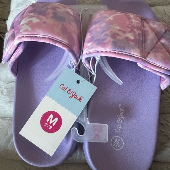 Cat & Jack | Shoes | Cat Jack Purple Slide Sandals For Casual Comfort ...